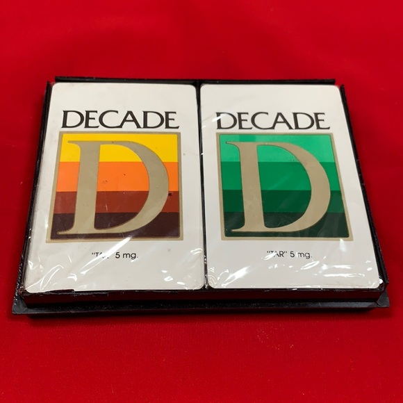 Games | Vintage Stardust Decade Playing Cards 2 Packs Sealed Vintage ...